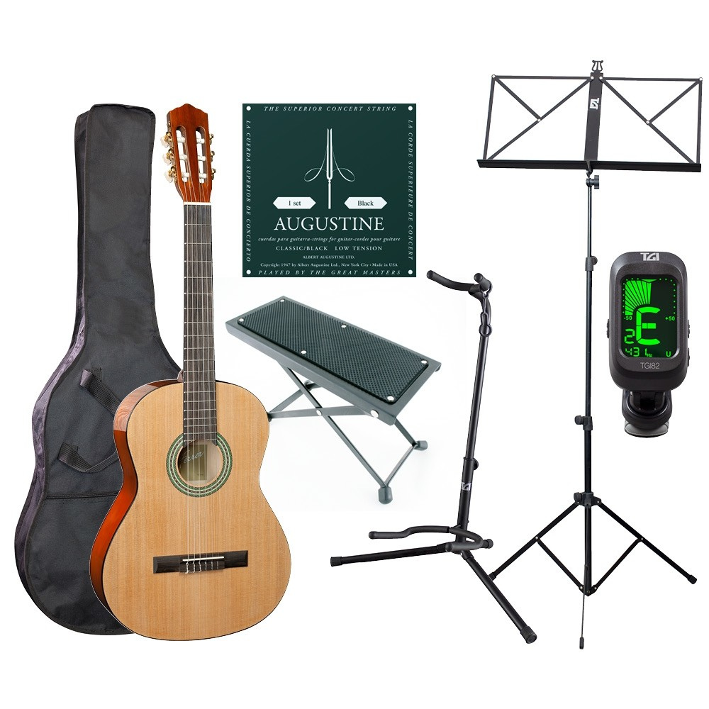 Bundle – Classical Guitar 4/4 Sized For Beginners – Hickies Music